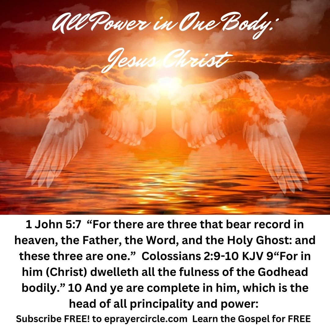 alt tag: #all power in one body Jesus Christ