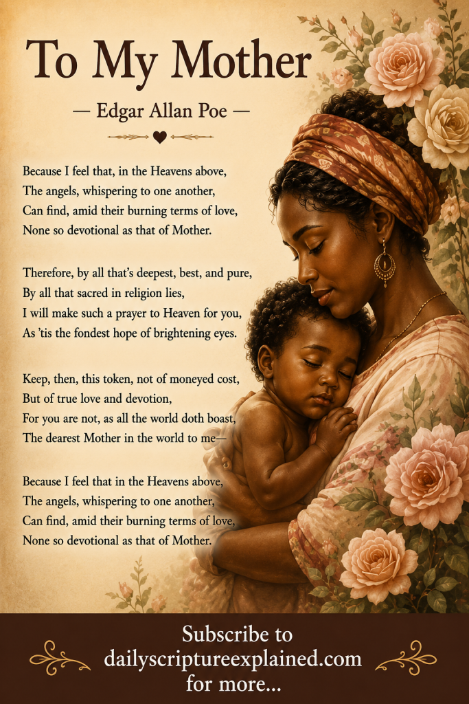 To My Mother